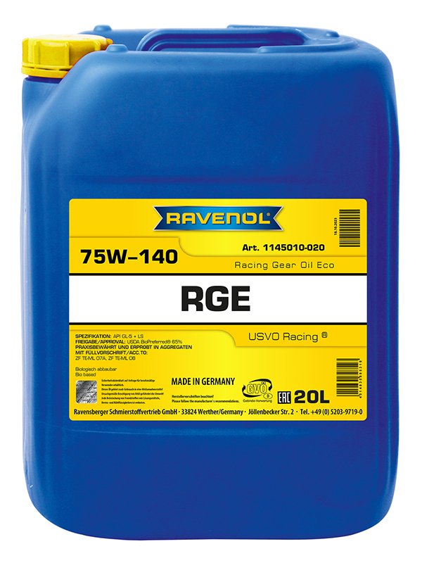 RAVENOL Racing Gear Oil Eco SAE 75W-140 | RAVENOL