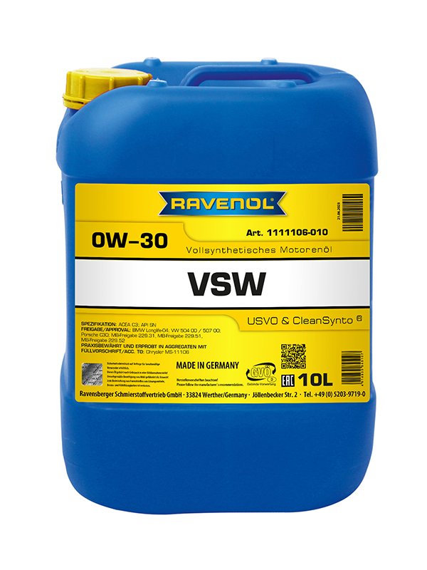 RAVENOL VSW SAE 0W-30 | RAVENOL
