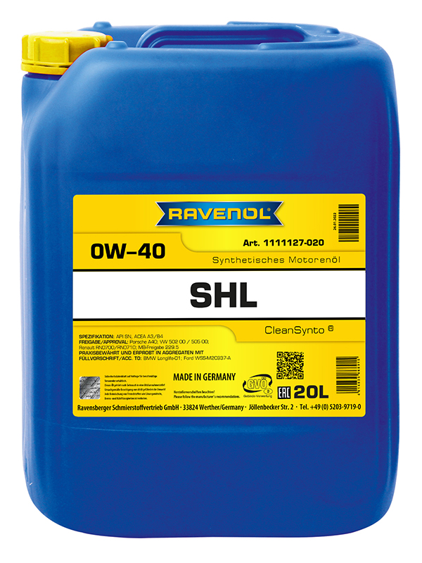 RAVENOL SHL SAE 0W-40 | RAVENOL
