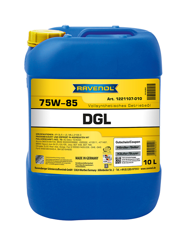 RAVENOL DGL SAE 75W-85 GL-5 LS | RAVENOL